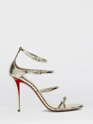 CHRISTIAN LOUBOUTIN Heeled Sandal - Gold