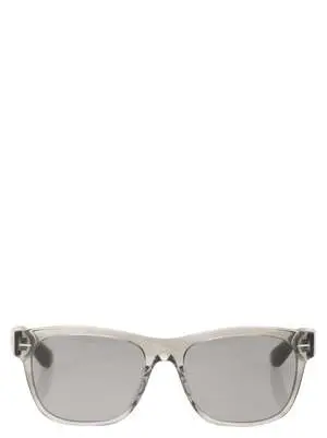 Brunello Cucinelli Acetate Sunglasses With Crystal Lenses - Gray