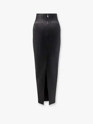 Rick Owens Stretch Wool Blend Skirt