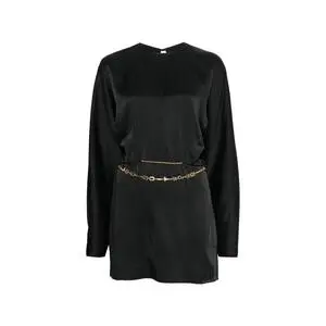 Saint Laurent Crewneck Dresses
