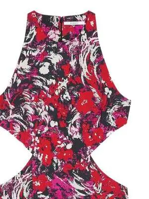 Givenchy Long Dress With Cut-out Detail - Multicolor