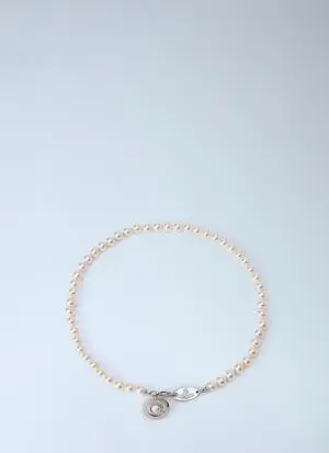 VIVIENNE WESTWOOD Simonetta Pearl Necklace - Silver