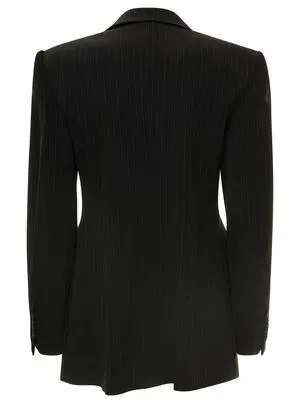 Balenciaga Pinstripe Single-breasted Jacket - Multicolor