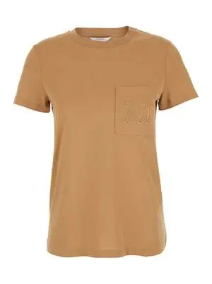 Max Mara Cotton T-shirt - Cream