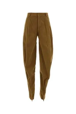 Y/project Caramel Stretch Velvet Pant - Brown