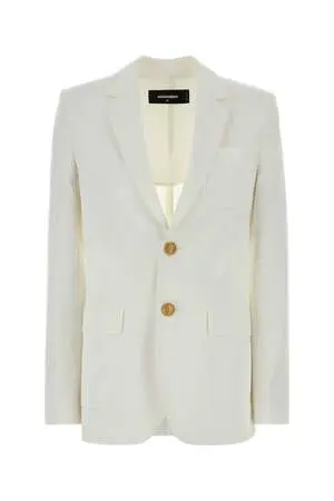 Dsquared2 Cotton Blazer - White