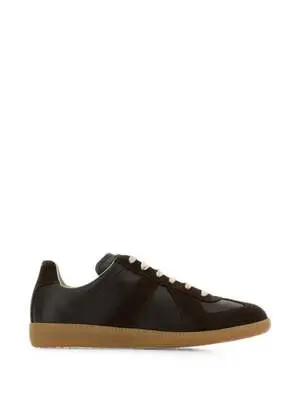 MAISON MARGIELA Paneled Replica Sneakers - Brown