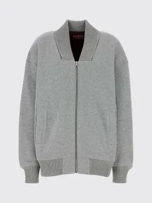 Gucci Cotton Blend Zip Bomber Sweatshirt