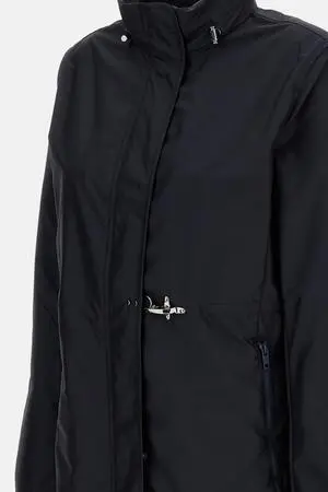 FAY Virginia Technical Poplin Overcoat - Multicolor