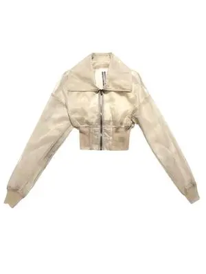 Rick Owens Rick Owens Women Short Jacket With Sheer Finish Multicolor