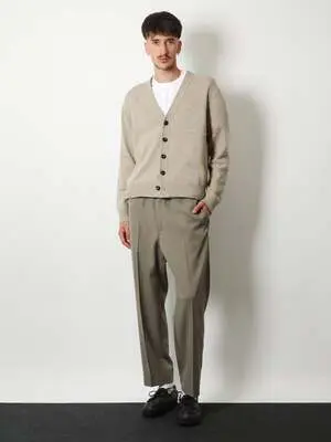 Bottega Veneta Cashmere Blend Cardigan With Intreccio Patch