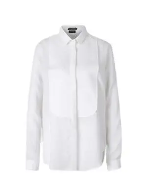 TOM FORD Pleated Bib Shirt
