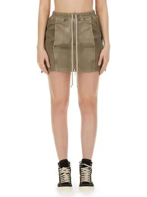 Rick Owens Mini Lido Skirt - Blue