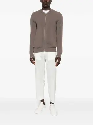 Brunello Cucinelli Ribbed Cardigan - Brown