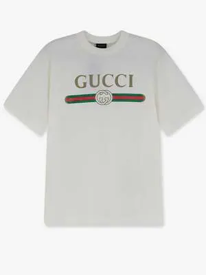 Gucci Cotton And Silk Blend T-shirt - Multicolor