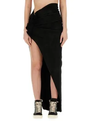 Rick Owens Long Skirt - Black