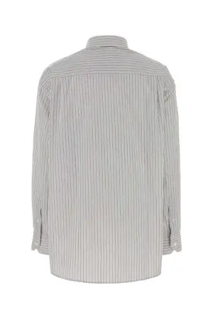 Prada Embroidered Poplin Oversize Shirt