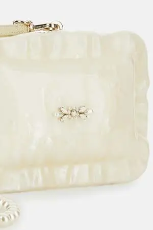 Simone Rocha Pearl Crossbody Pillowcase Bag W/ Emb