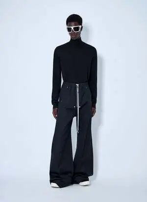 Rick Owens Wide Bela Trousers - Black