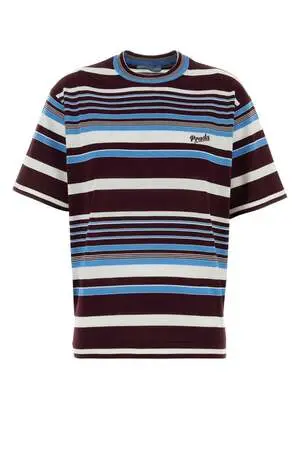 Prada Embroidered Cotton T-shirt - Multicolor