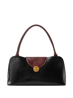 Versace Vivian Medium Leather Crossbody Bag - Black