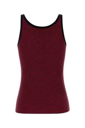 Prada Embroidered Silk Tank Top