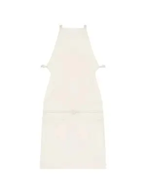 COURREGES Short Dress With Belt - White