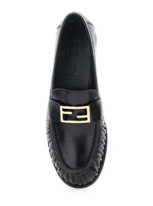 Fendi Leather Loafers