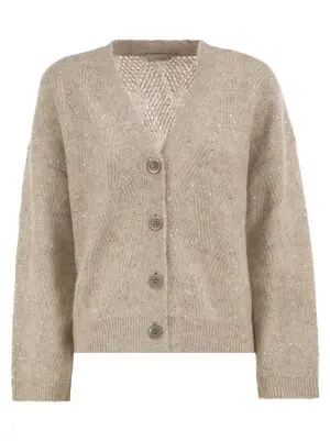 Peserico Knitted Cardigan - Cream