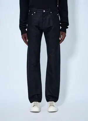 Rick Owens Straight-leg Denim Trousers - Black