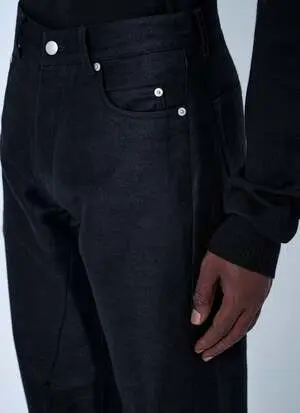 Rick Owens Straight-leg Denim Trousers - Black