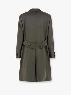 Brunello Cucinelli Double-breasted Virgin Wool Coat