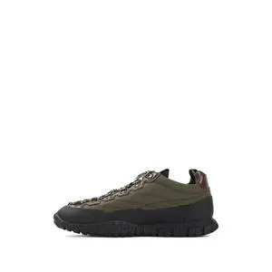 Miu Miu Ripstop Logo-print Sneakers - Green