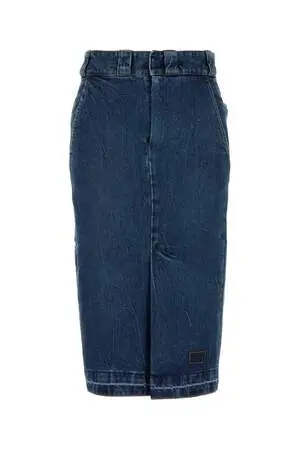 MAISON MARGIELA Denim Skirt - Blue