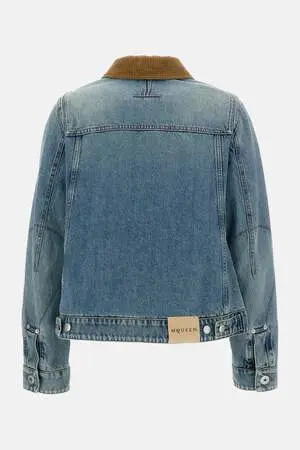 Alexander McQueen Denim Jacket - Multicolor