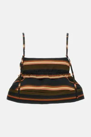 Sacai Horizontal Stripes Top - Multicolor
