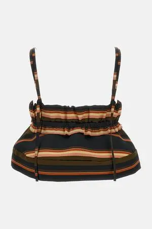 Sacai Horizontal Stripes Top - Multicolor