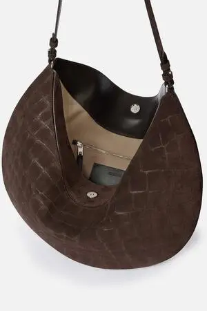 Jacquemus Croc Effect Leather Shoulder Bag - Multicolor