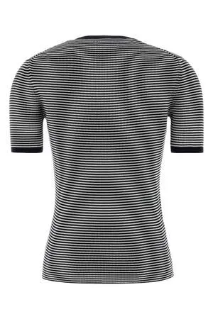 Prada Embroidered Silk T-shirt - Multicolor