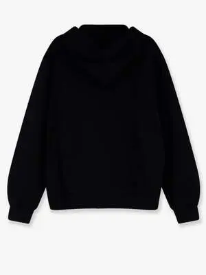 Dolce & Gabbana Cotton Sweatshirt With Metal Logo Patch