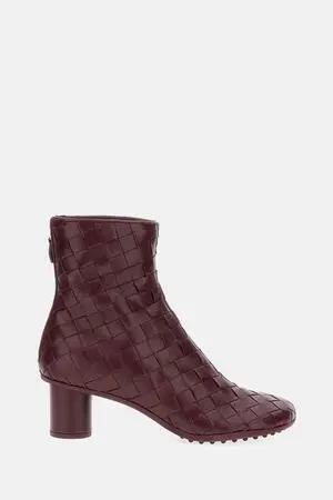 Bottega Veneta Woven Leather Ankle Boots - Multicolor