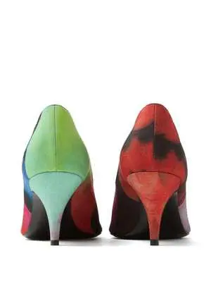 Versace Printed Pumps - Multicolor