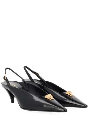 Versace Leather Slingback Pumps