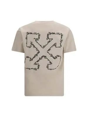 Off-White Script Arrow T-shirt - Cream