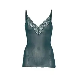 Saint Laurent Textured Camis Tanks For Women