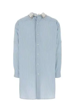 Prada Embroidered Poplin Blouse - Multicolor
