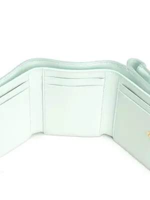 Fendi Ff Diamonds Wallet - Green