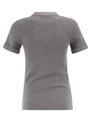 Peserico Stretch Cotton Jersey T-shirt - Gray