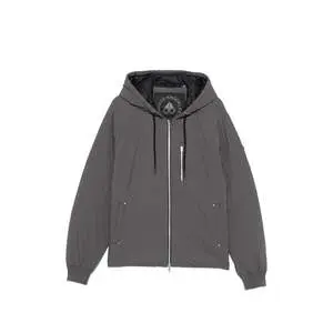 Moose Knuckles Grey Jackets Hooded Jackets - Gray