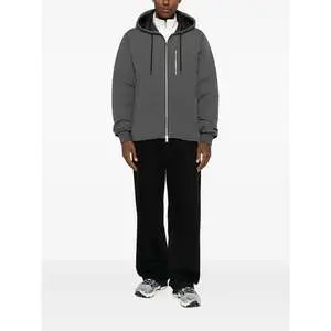 Moose Knuckles Grey Jackets Hooded Jackets